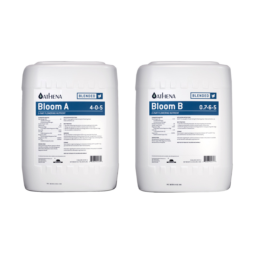 Get Free Shipping On The Athena Blended Combo 5 Gal Bloom A & 5 Gal ...